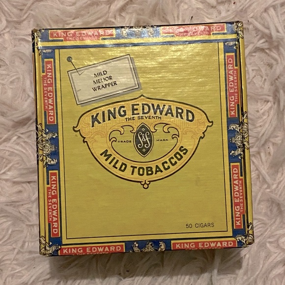 Other | Vintage King Edward Cigar Box | Poshmark